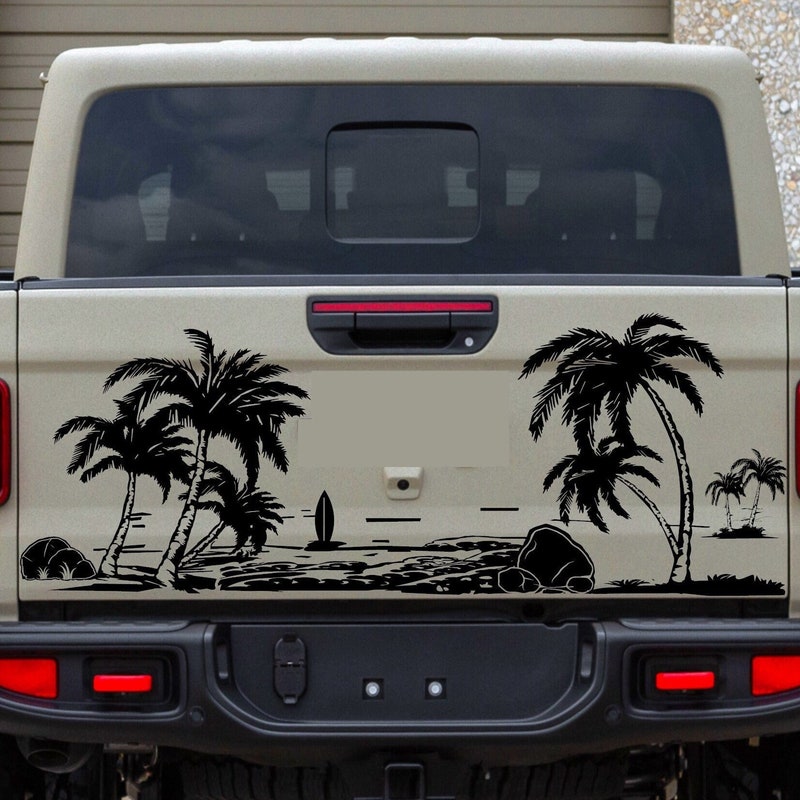 Palm Tree Decal - Etsy