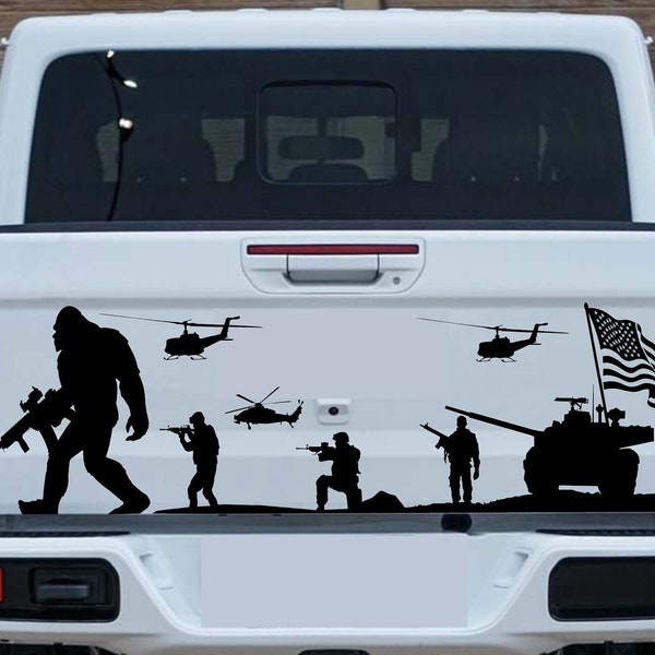 Jeep Gladiator Bigfoot Decal - Etsy