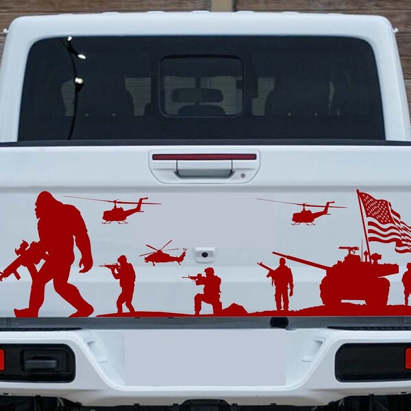 Sasquatch Decal for Tailgate - Etsy