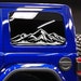 Mountain Decals Fits Jeep Wrangler JL, JK 4-door/2-door Rear Side ...