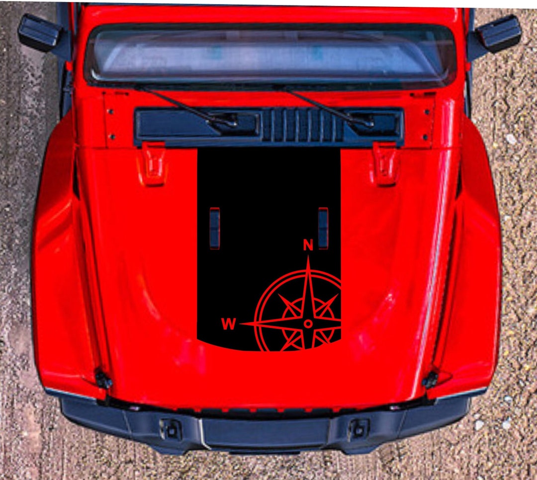 Compass Navigation Decal Fits Jeep Wrangler JK, JL, Gladiator - Etsy