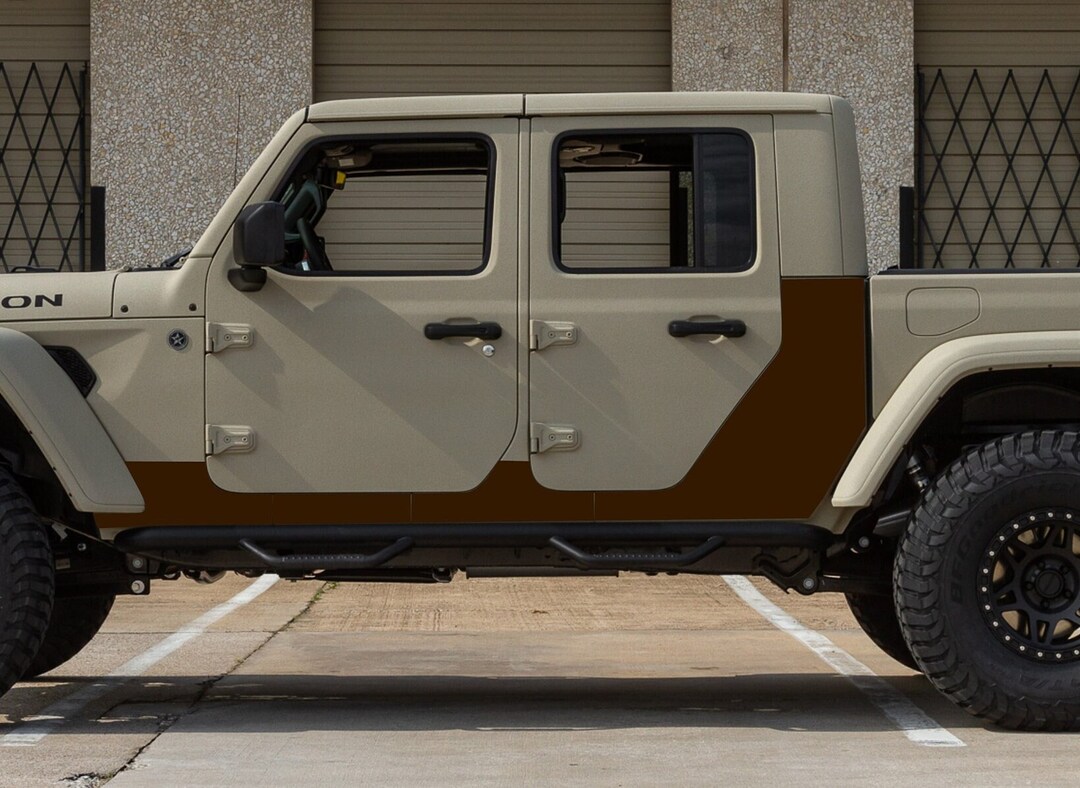 Blackout Decals Fits Jeep Gladiator Rocker Panel - Etsy