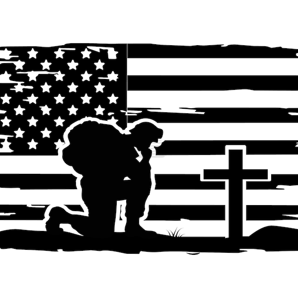 Kneeling Soldier Car Decals - Etsy
