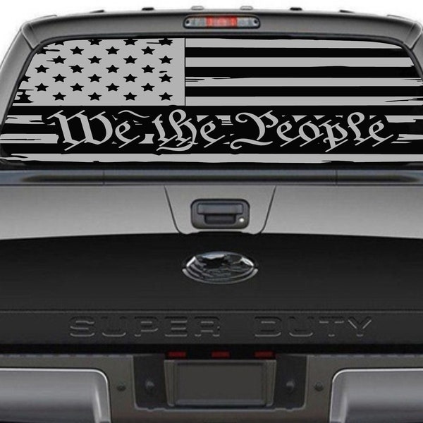 We the People Window Decal - Etsy