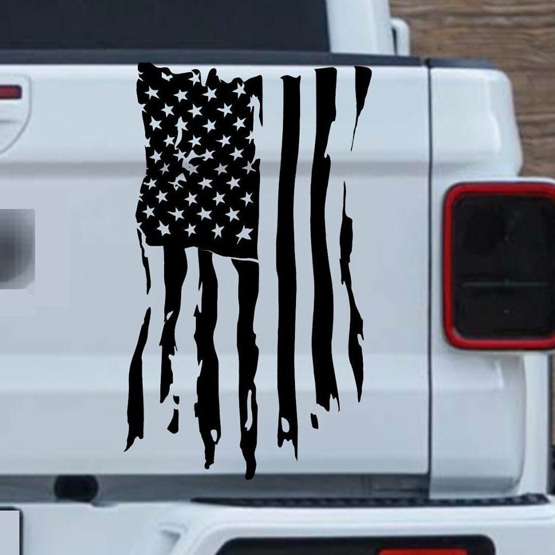 American Flag Decal Fits Jeep Gladiator's Tailgate - Etsy