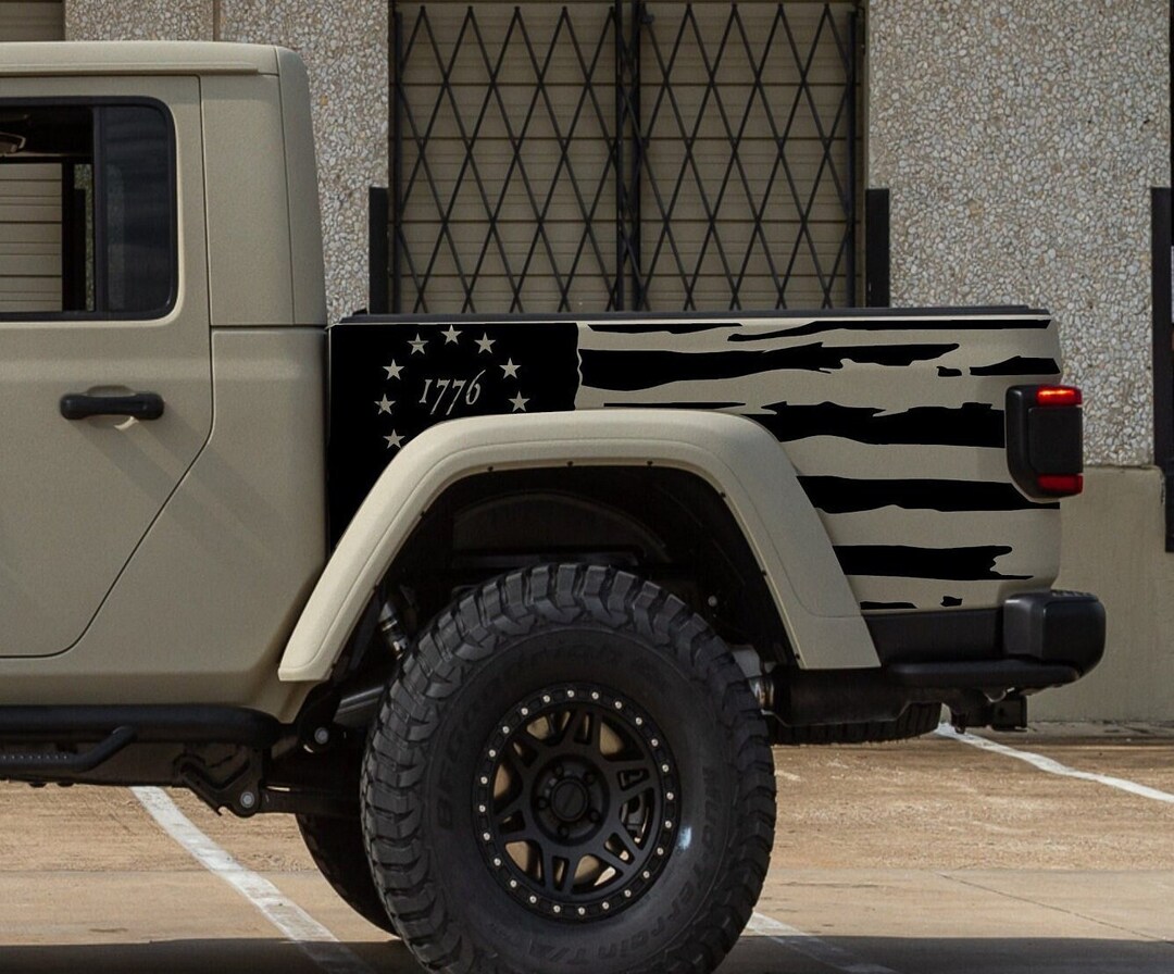 Betsy Ross Flag Decals Fits Jeep Gladiator Truck Bed Sides - Etsy