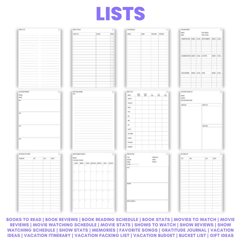 ADHD Planner, ADHD Digital Planner,adhd Planner Printable,adhd Planner ...