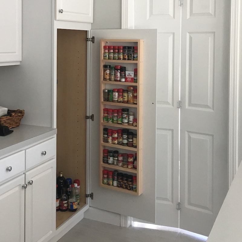 Pantry Door Spice Rack - Etsy