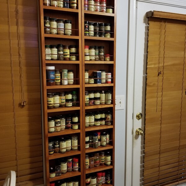 Wall Spice Rack - Etsy