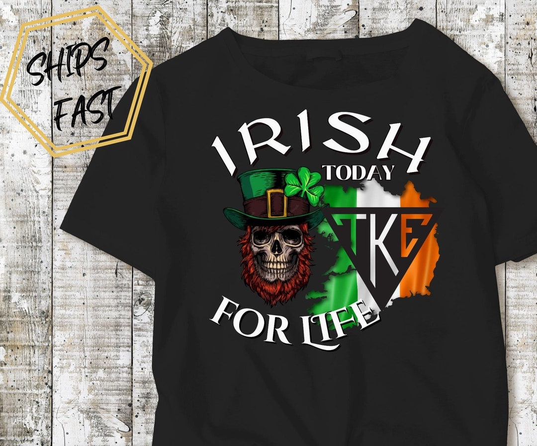Tau Kappa Epsilon St. Patrick's Day T Shirt, TKE Fraternity Tee, TKE ...