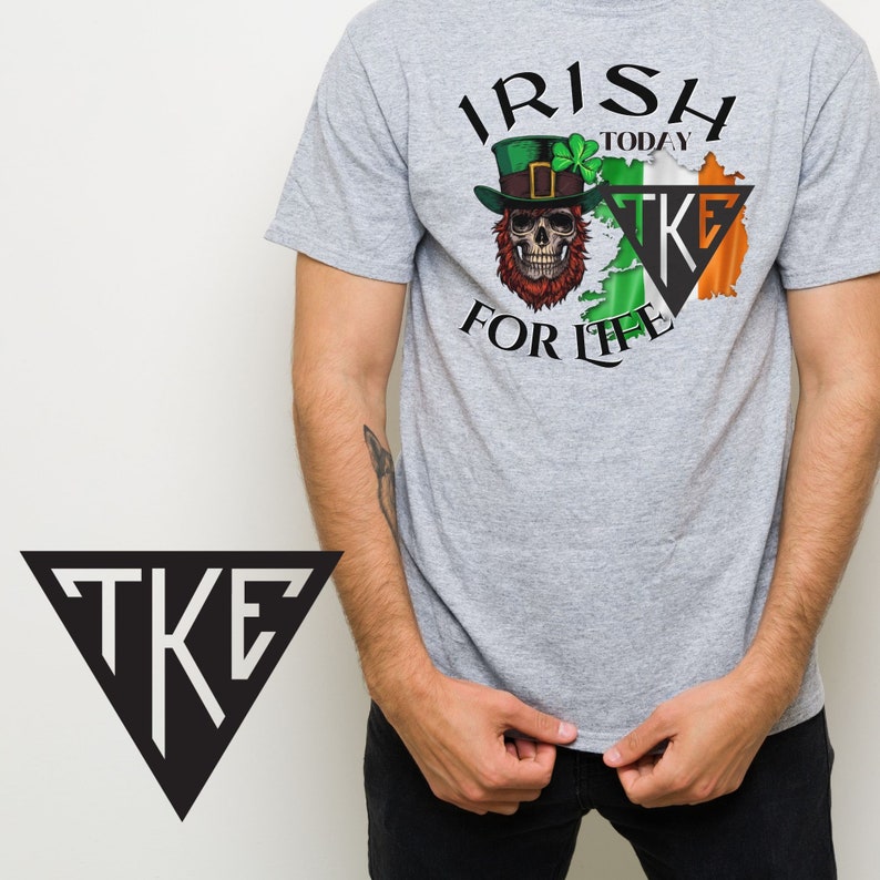 Tau Kappa Epsilon St. Patrick's Day T Shirt, TKE Fraternity Tee, TKE ...