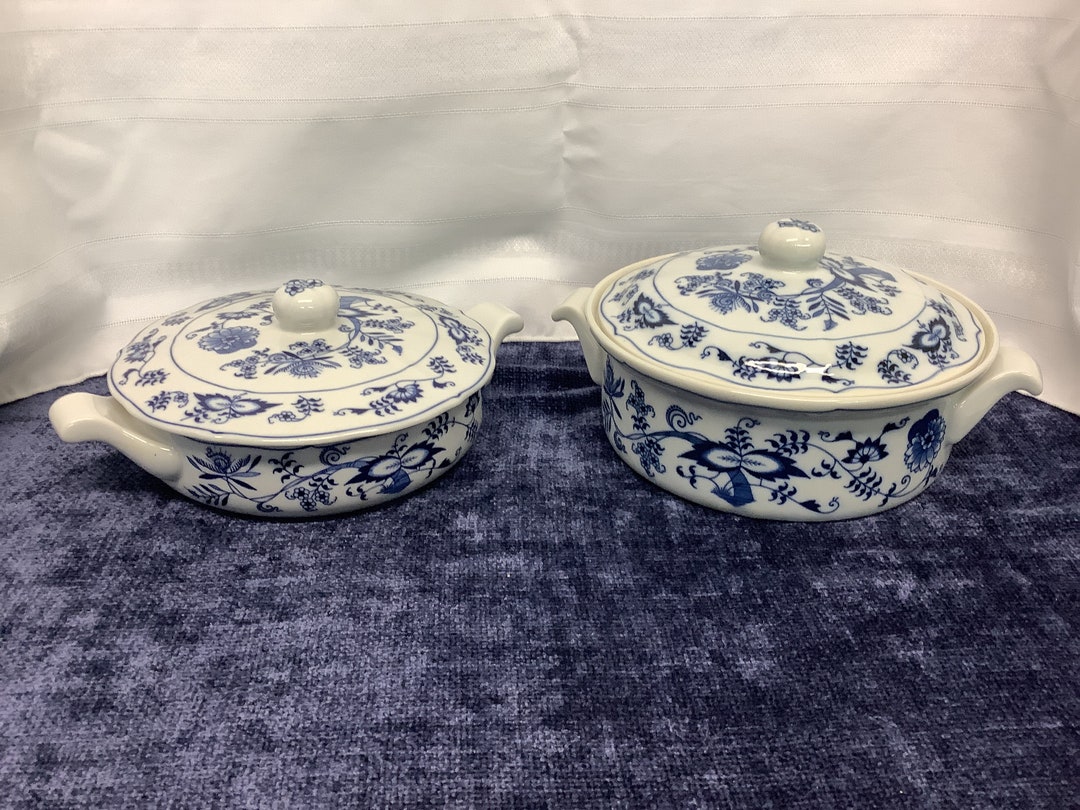 Blue Danube Casserole Dish With Lid. Quart Casserole. - Etsy