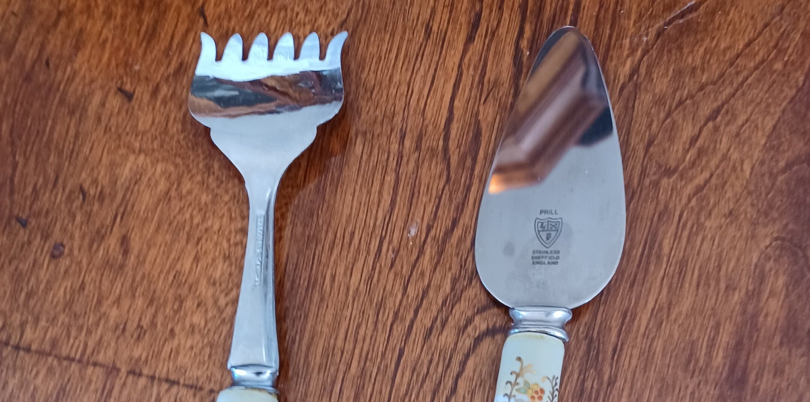 Vintage Sheffield Knife and Fork Set-stainless Steel-floraine - Etsy