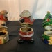 Santa OR Christmas Tree OR Snowman Trinket Boxes, Ring Box, Hinged ...