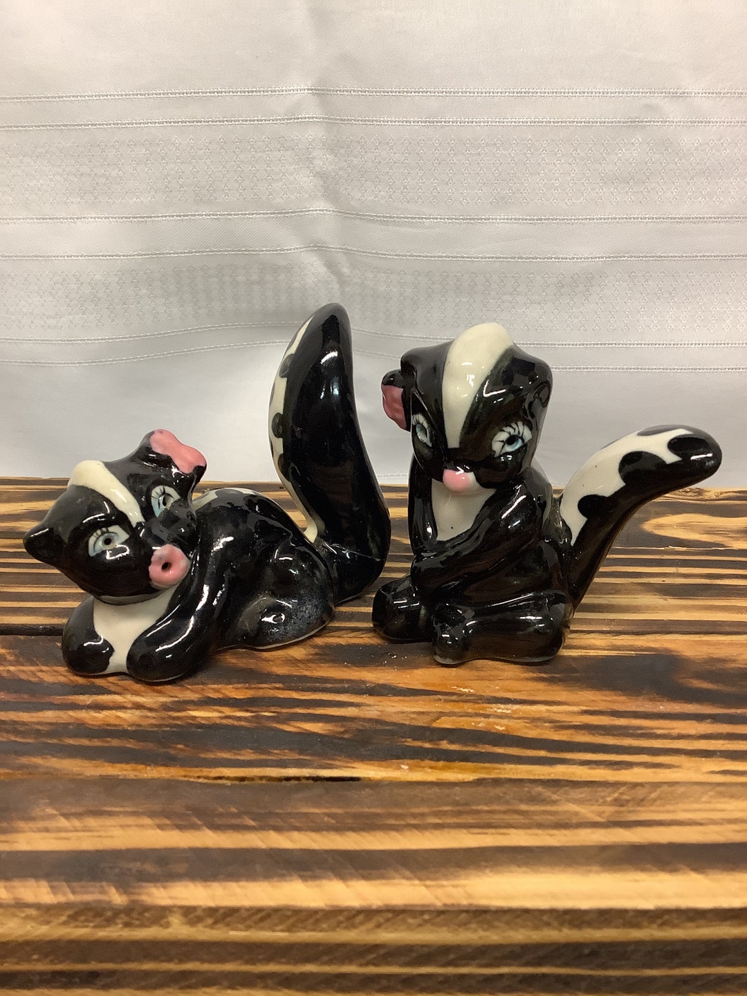 Skunk Salt & Pepper Shaker Set. Made in Japan Decorative Only. - Etsy