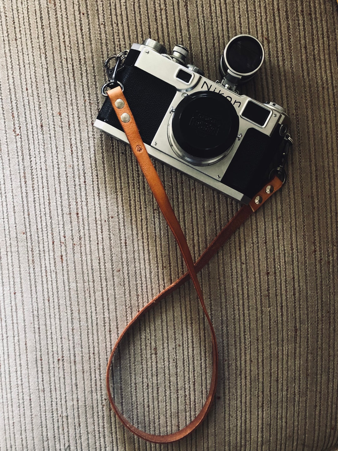 Minimalist Leather Camera Strap swivel Snaps - Etsy