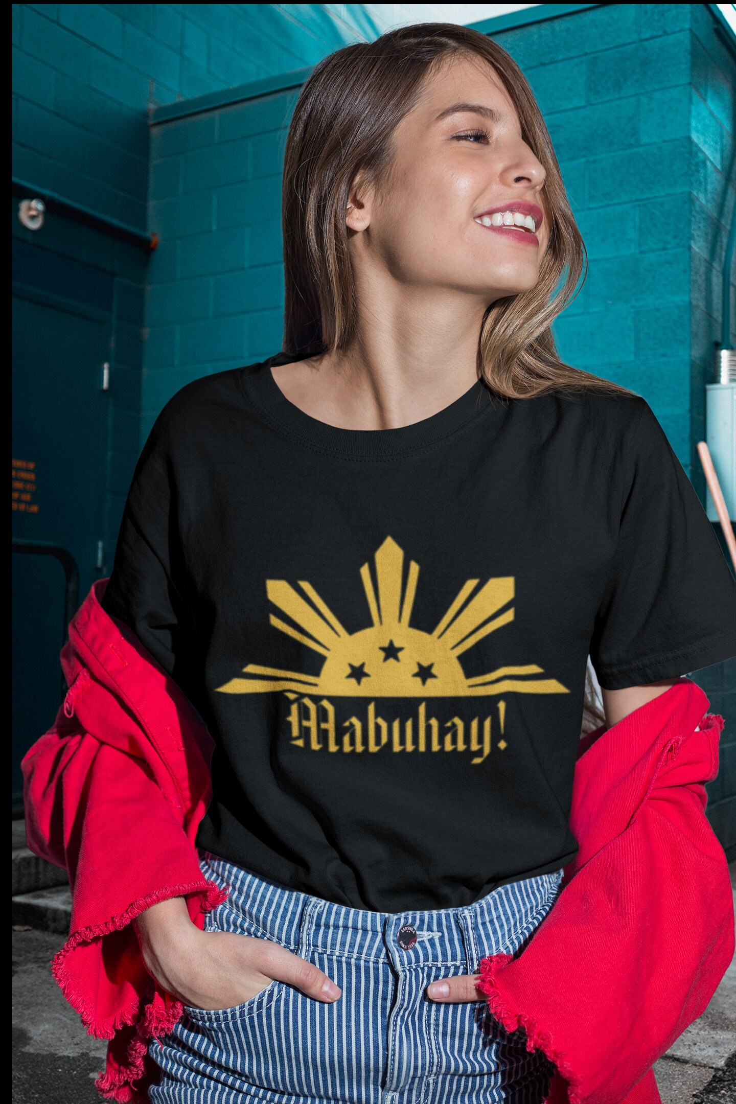Mabuhay Filipino Tee, 3 Stars and a Sun, Filipino Shirt, Philippine ...