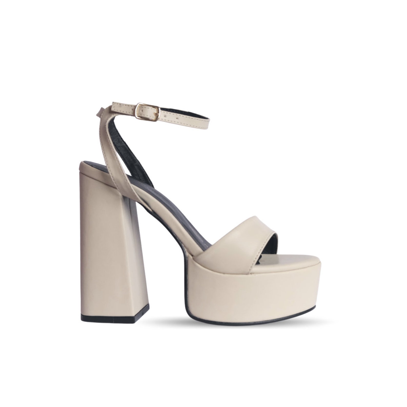 New Designer PLATFORM High Block HEELS SANDALS Handmade - Etsy