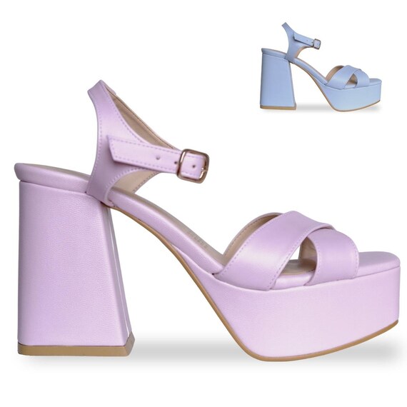 New Designer PLATFORM High HEELS SANDALS Handmade - Etsy