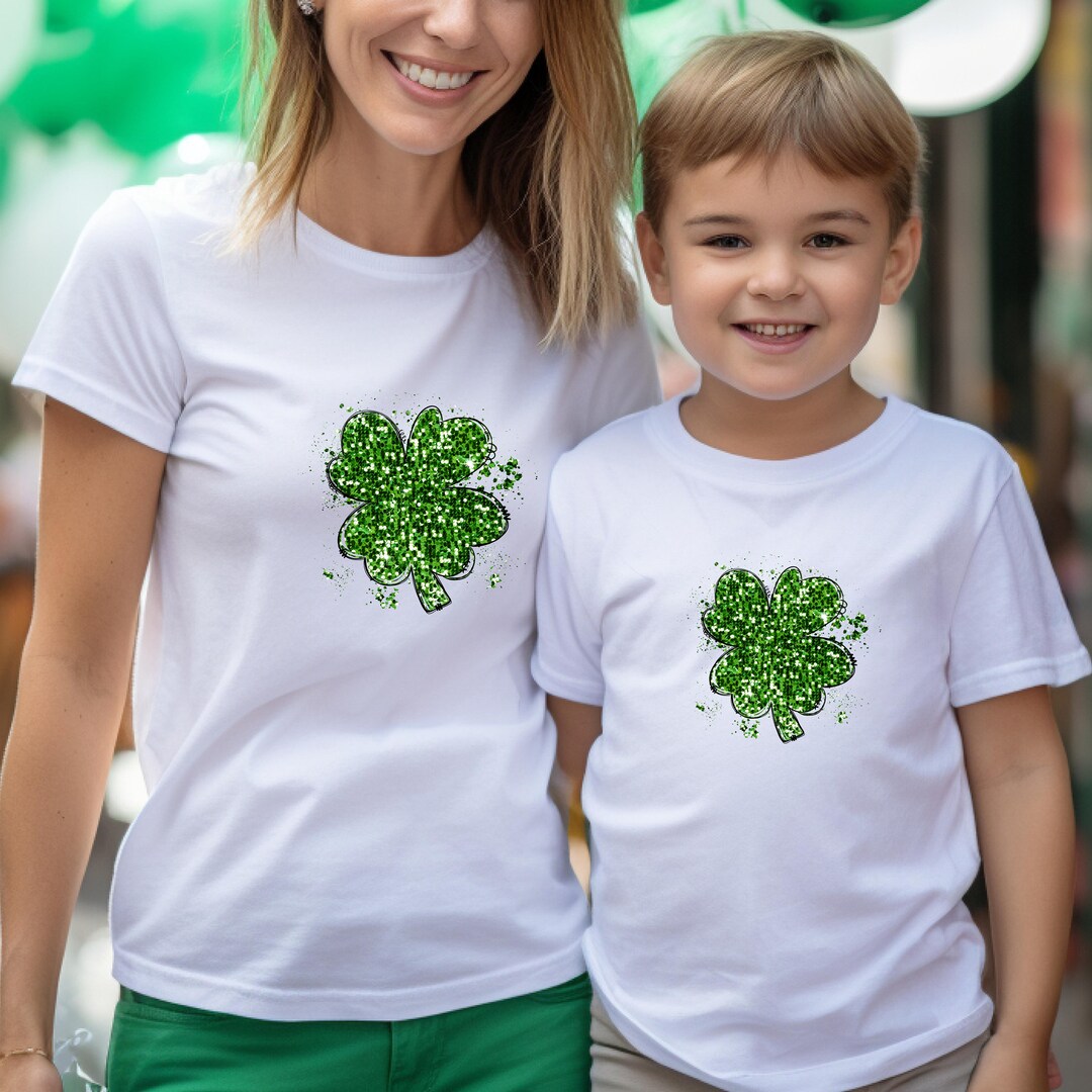 Shamrock St. Patrick's Day Tshirt, Shamrock Family Matching Tee, Four ...