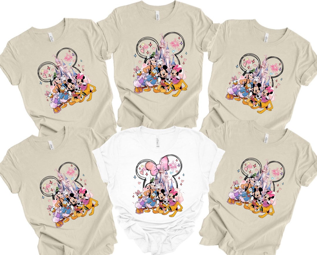 Disney Watercolor Castle Shirt, Mickey & Friends T-shirt, Disney ...
