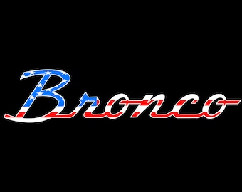 American Flag Bronco - Etsy