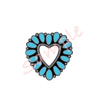 Navajo Turquoise Squash Blossom SVG PNG Digital File - Etsy