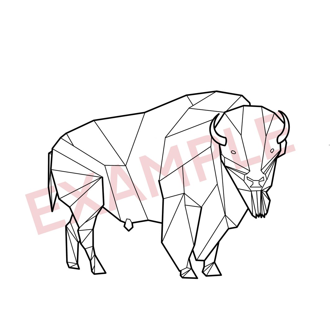 Abstract Buffalo Digital Download - Etsy