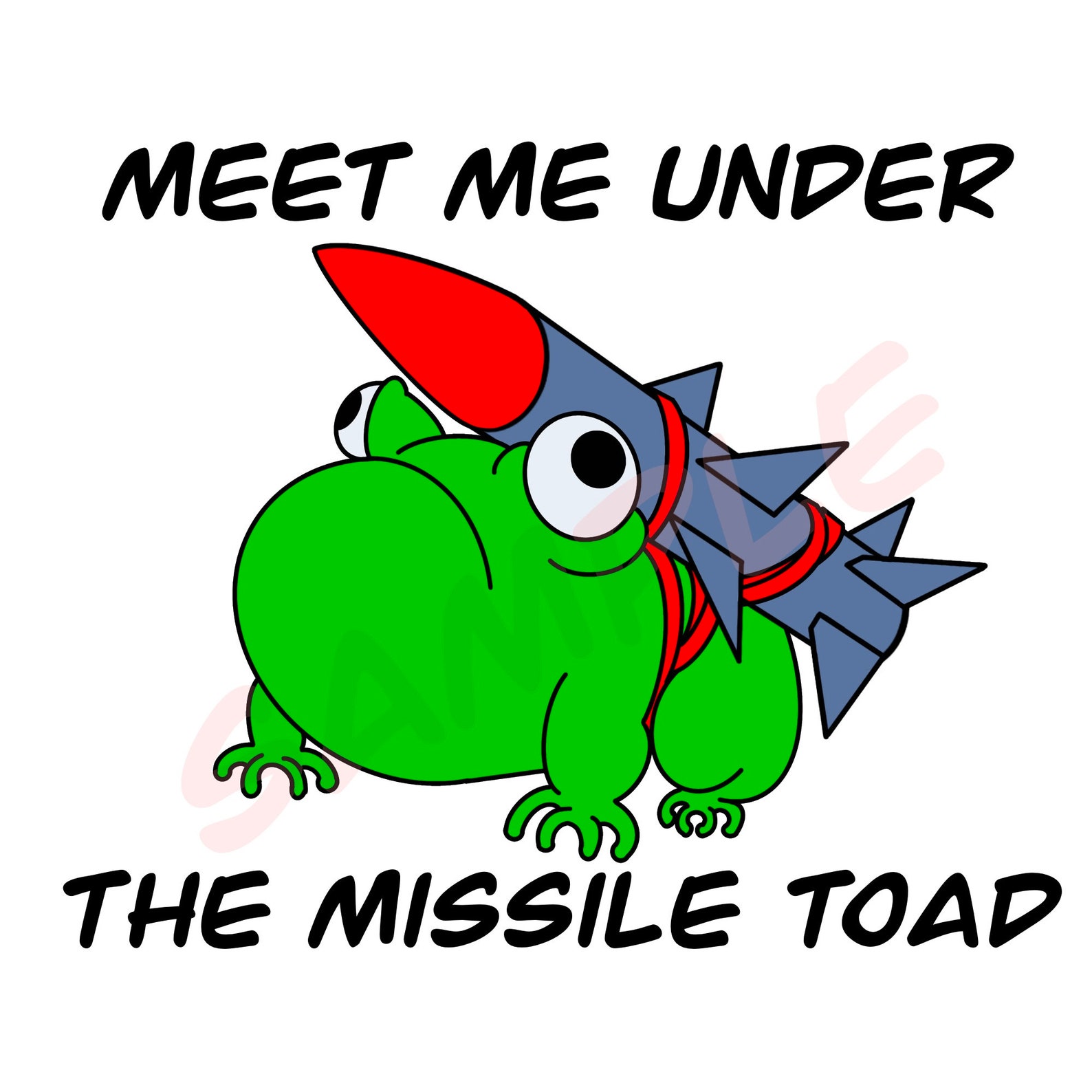 Missile Toad Digital Download Instant Svg, Png, Pdf - Etsy