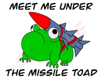 Missile Toad Svg - Etsy