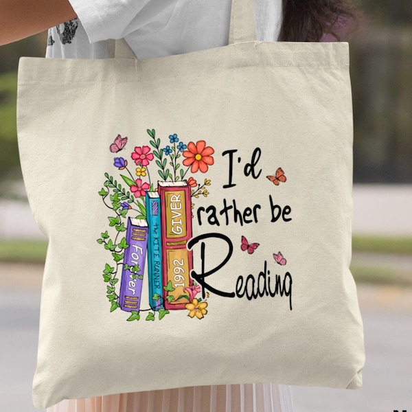 Book Tote Bag Bookish Canvas Tote Bag for Book Lovers Gift Reading Just ...
