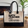 Math Teacher Era Tote Bag, Math Teacher Gift, Funny Teacher ...