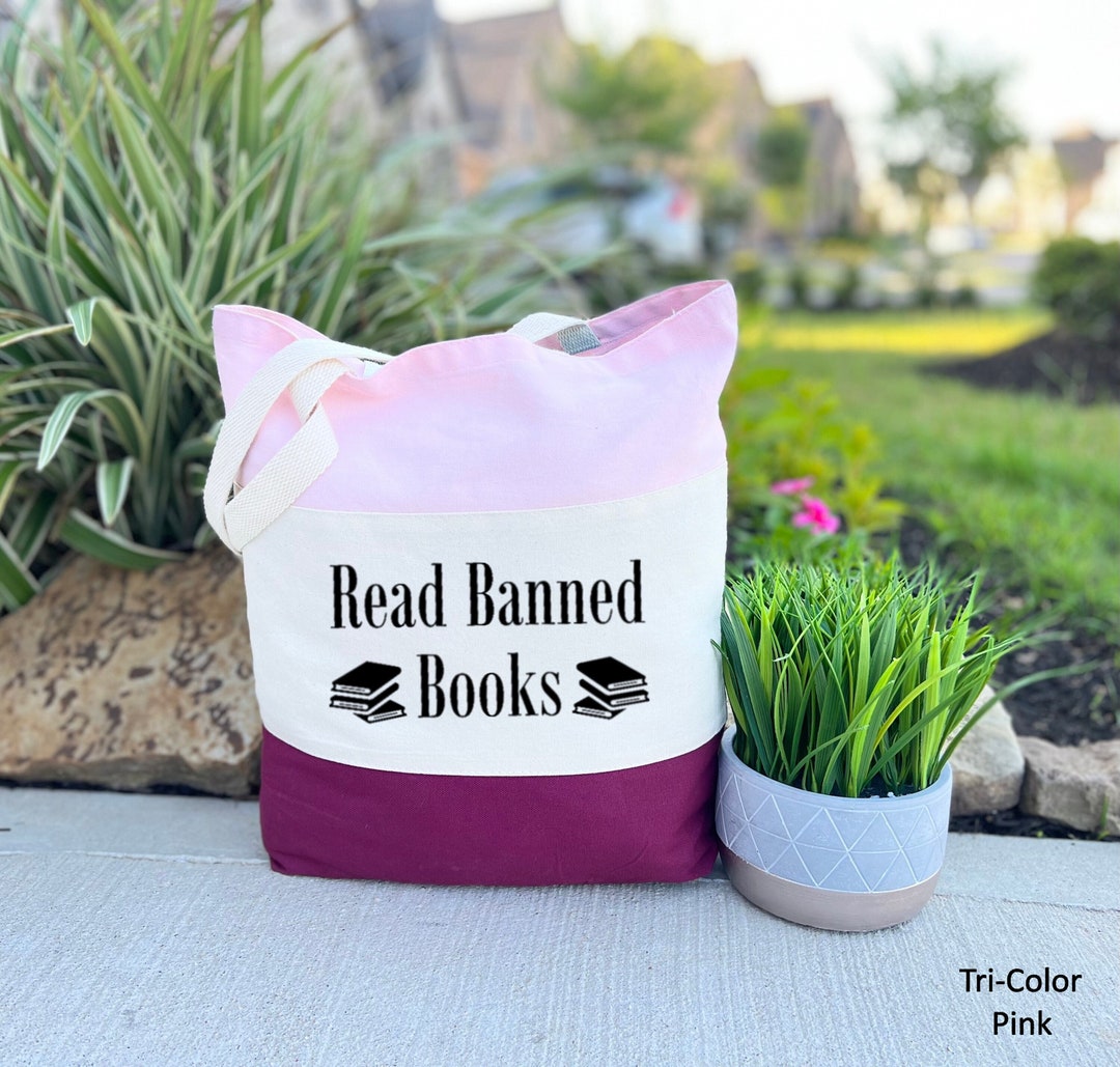 Library Canvas Tote Bag, Book Nerd Gifts, Gift for Bookworms, Read ...