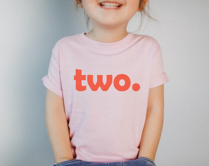 Two Two Two Shirt, Two Year Old Gift, Second Birthday Boy Gift, 2nd ...