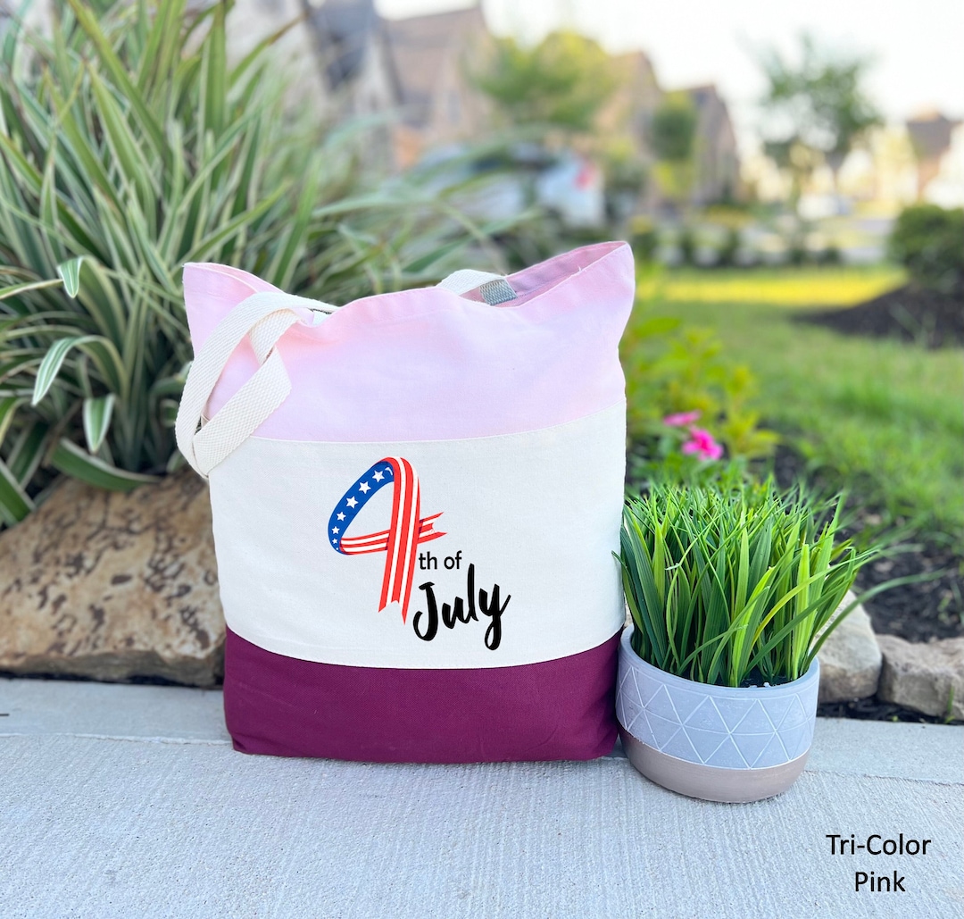 USA Flag Totes 4th July Party Gift Totes USA Tote Bag 4th - Etsy