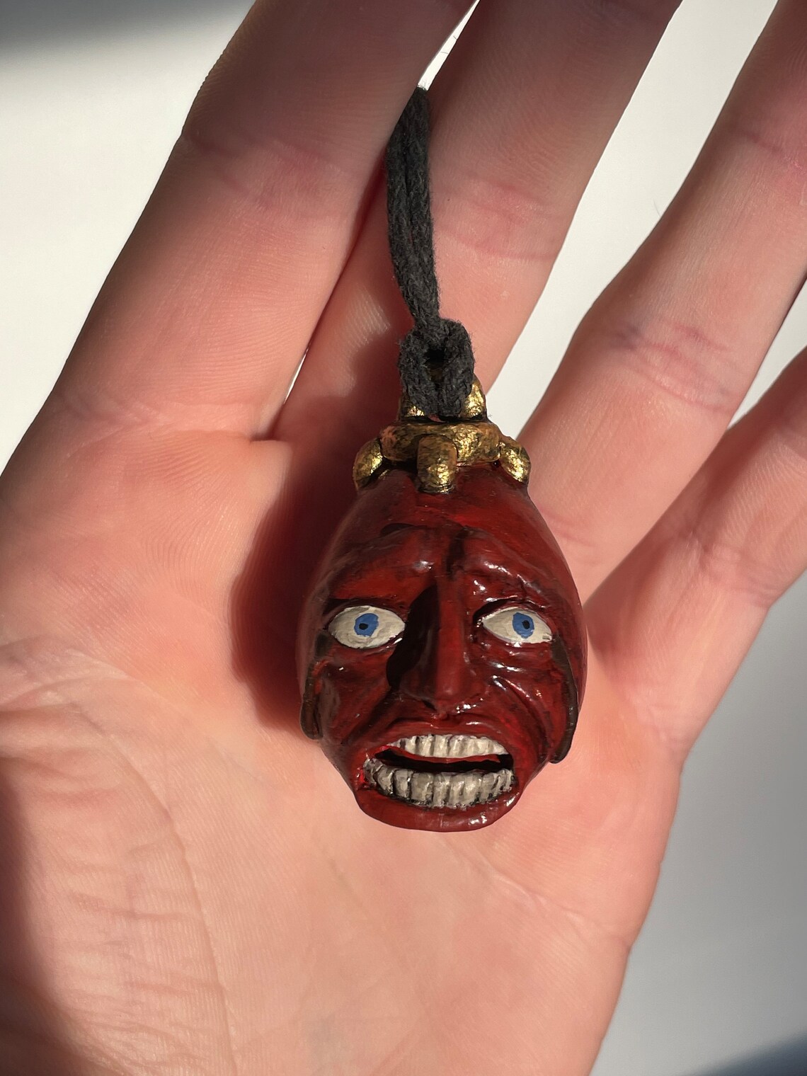 Berserk Egg of the King Behelit Polymer Clay Necklace With Stand - Etsy