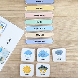 Semainier grand format / Semainier / Semainier routine / Semainier ...