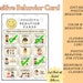 Positive Behavior Card Printable Positive Behavior Task Cards Printable ...