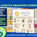 Positive Behavior Card Printable | Positive Behavior Task Cards ...