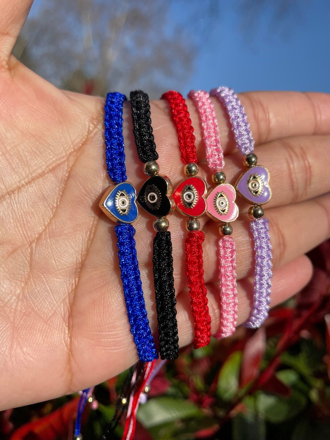 Protection Jewelry, Evil Eye, Mal De Ojo, Blue Evil Eye Bracelet ...