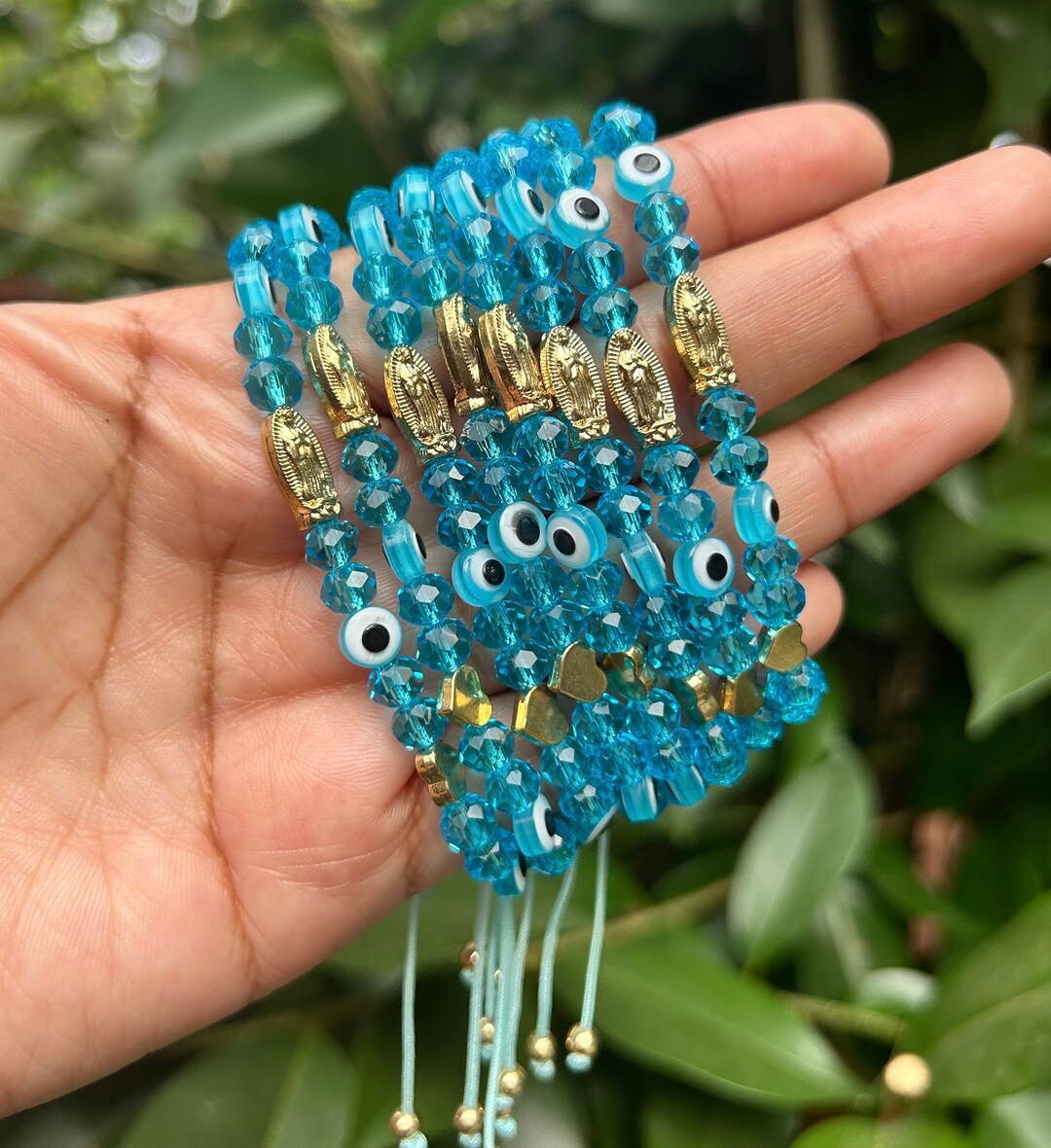 Virgen De Guadalupe, Evil Eye, Mal De Ojo, Evil Eye Bracelet, Bracelets ...