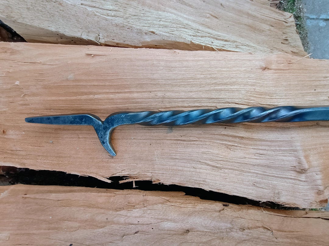 Hand Forged Fire Poker - Etsy