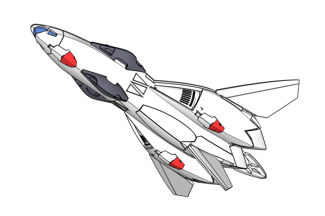 3D STL File of the X9 Ghost (scale 1:60) - Etsy