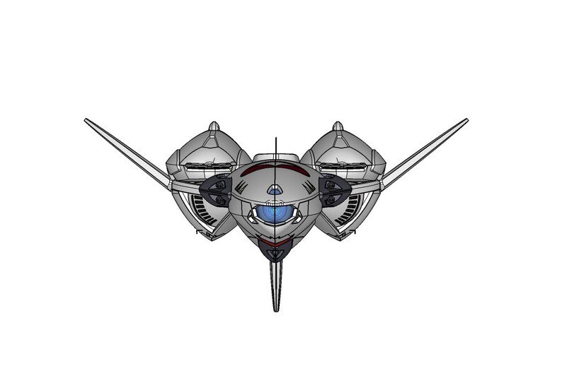 3D STL File of the X9 Ghost (scale 1:60) (MJF or SLS) - Etsy