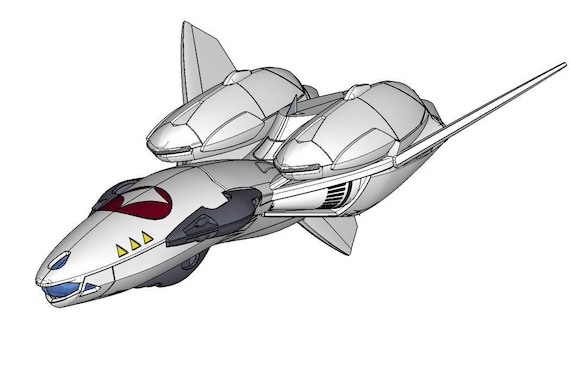 3D STL File of the X9 Ghost scale 1:60 - Etsy