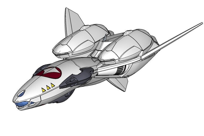 3D STL File of the X9 Ghost (scale 1:60) (MJF or SLS) - Etsy