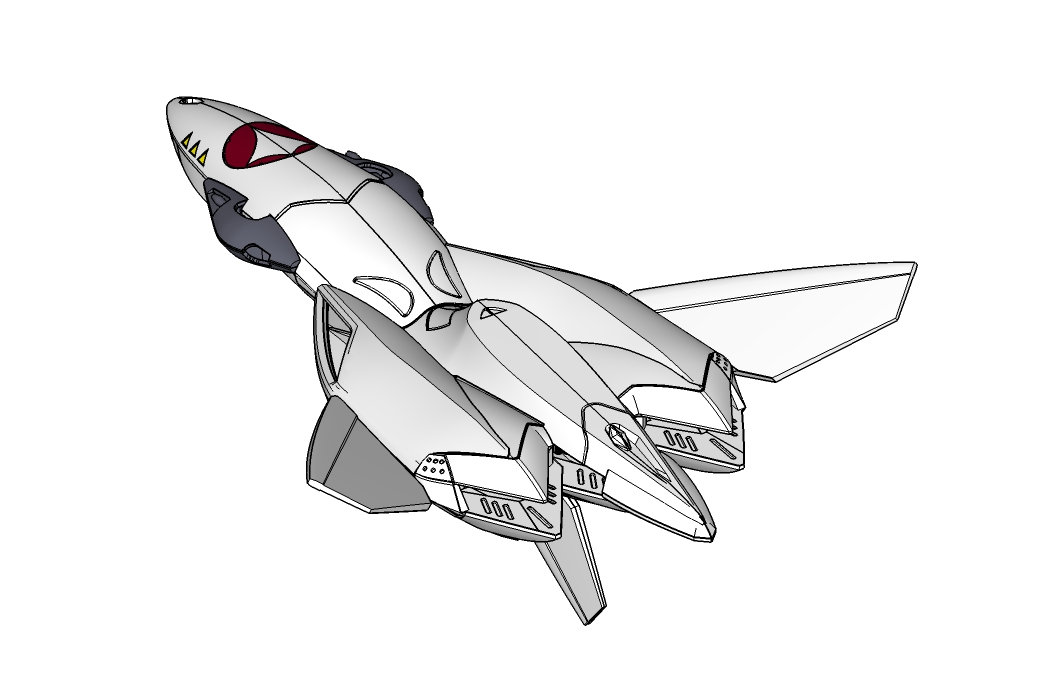 3D STL File of the X9 Ghost (scale 1:60) - Etsy