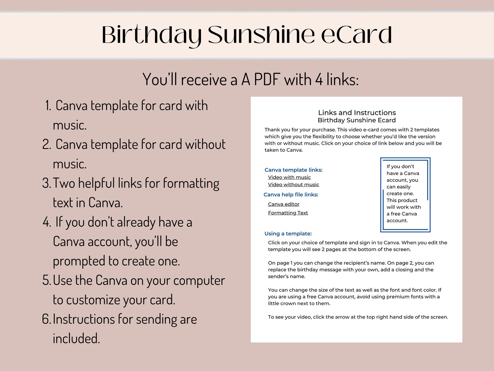 Beautiful Animated Birthday Sunshine E-card for Mobile Phone, Editable ...