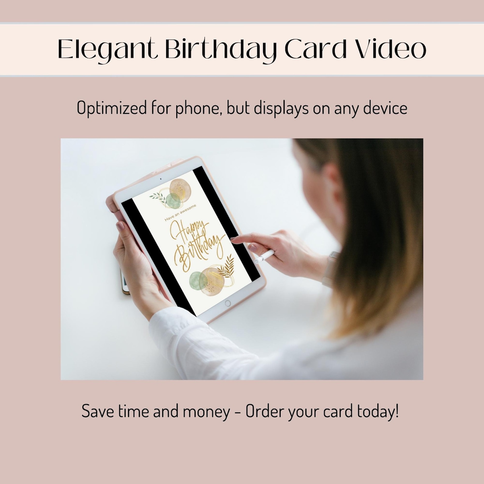 Birthday E-card Video for Mobile Phone, Customize Birthday Card ...