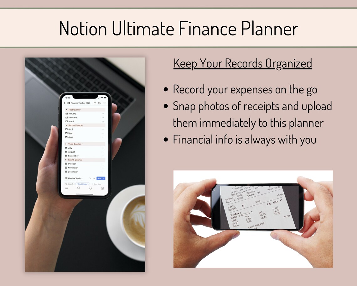 Ultimate Finance Tracker Money Management Planner, Personal Finance ...